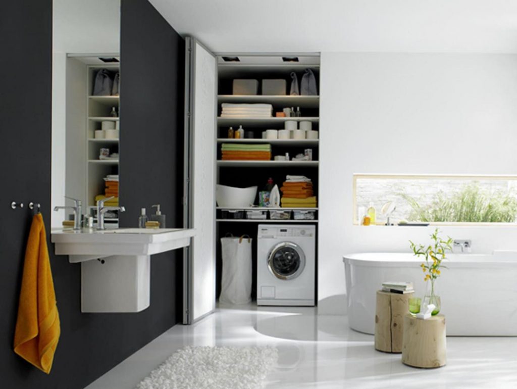 How To Install A Washing Machine In The Bathroom? | IVIGA Faucet Online ...